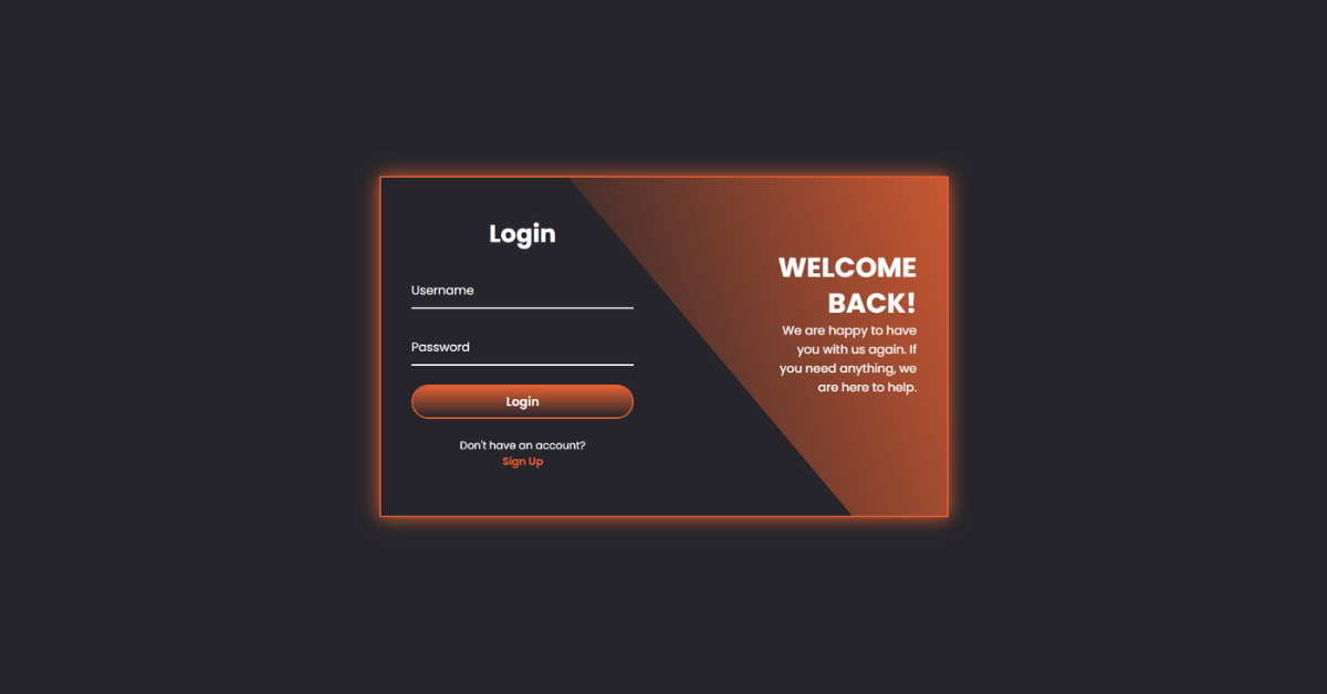 Glassmorphism Legend Login Form – Logical Python